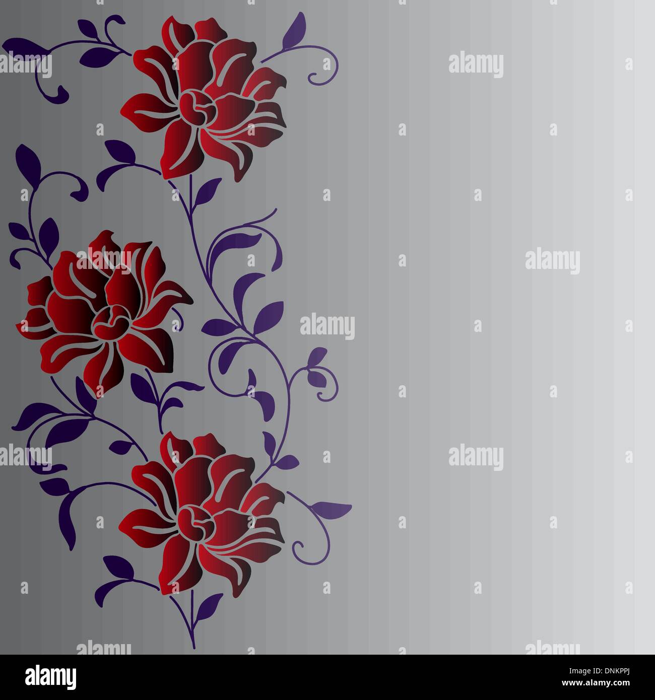 eps10 hand drawn background with a fantasy flower Stock Vector Image ...