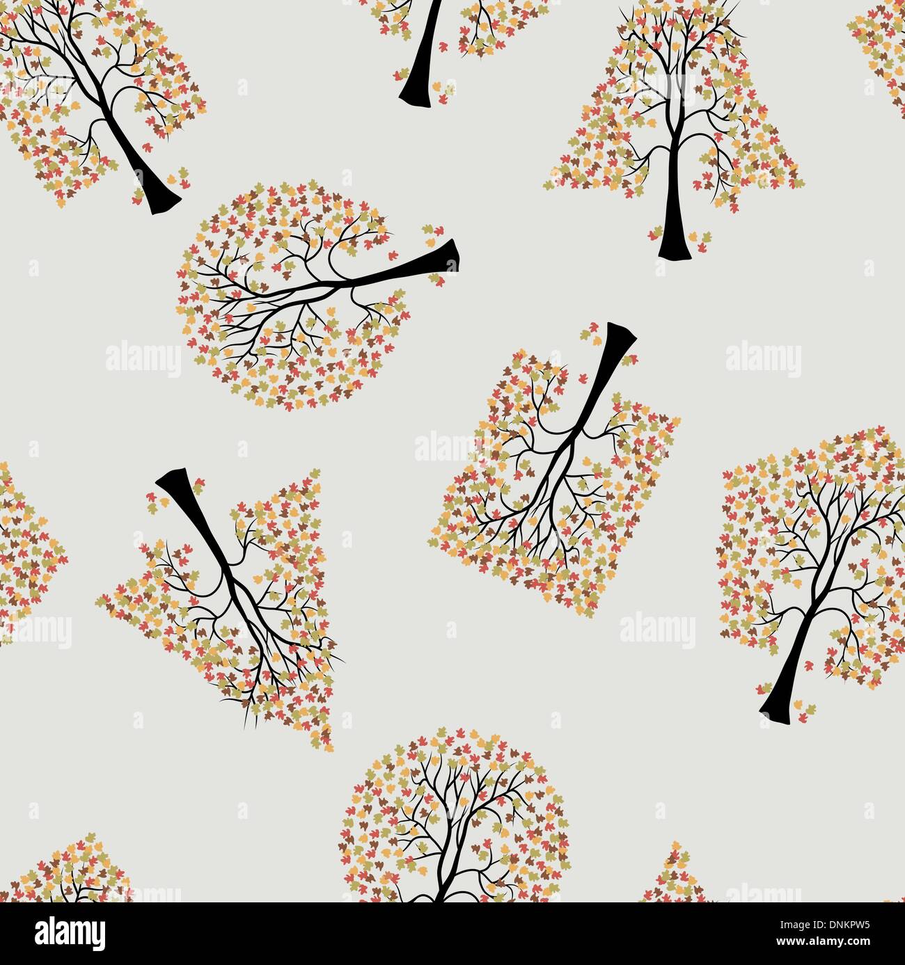 Seamless wallpaper the trees vector background Stock Vector Image & Art ...