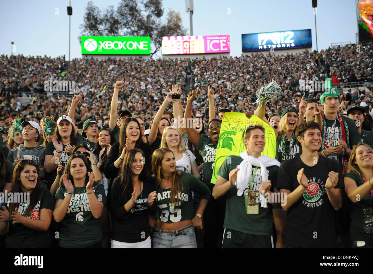 Michigan state spartans fans hi-res stock photography and images - Alamy