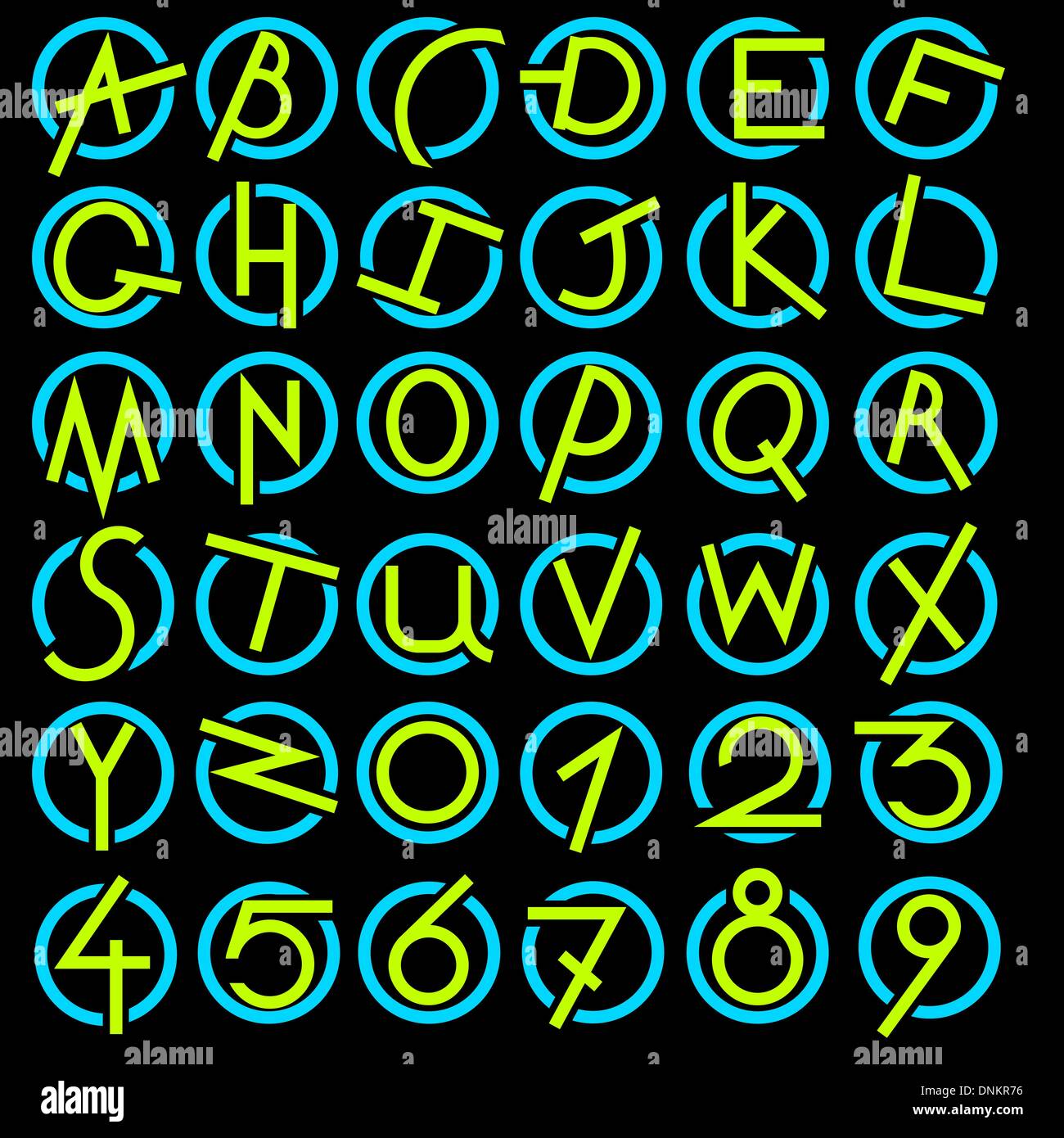 Decorative alphabet vector set Stock Vector Image & Art - Alamy