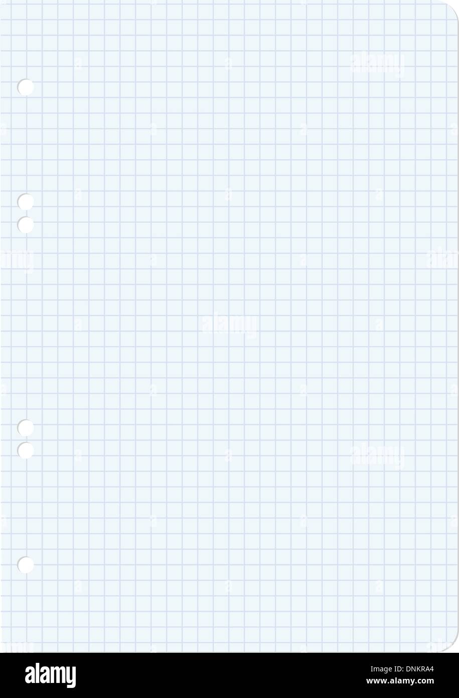 White squared blank white paper sheet. Vector illustration Stock Vector ...