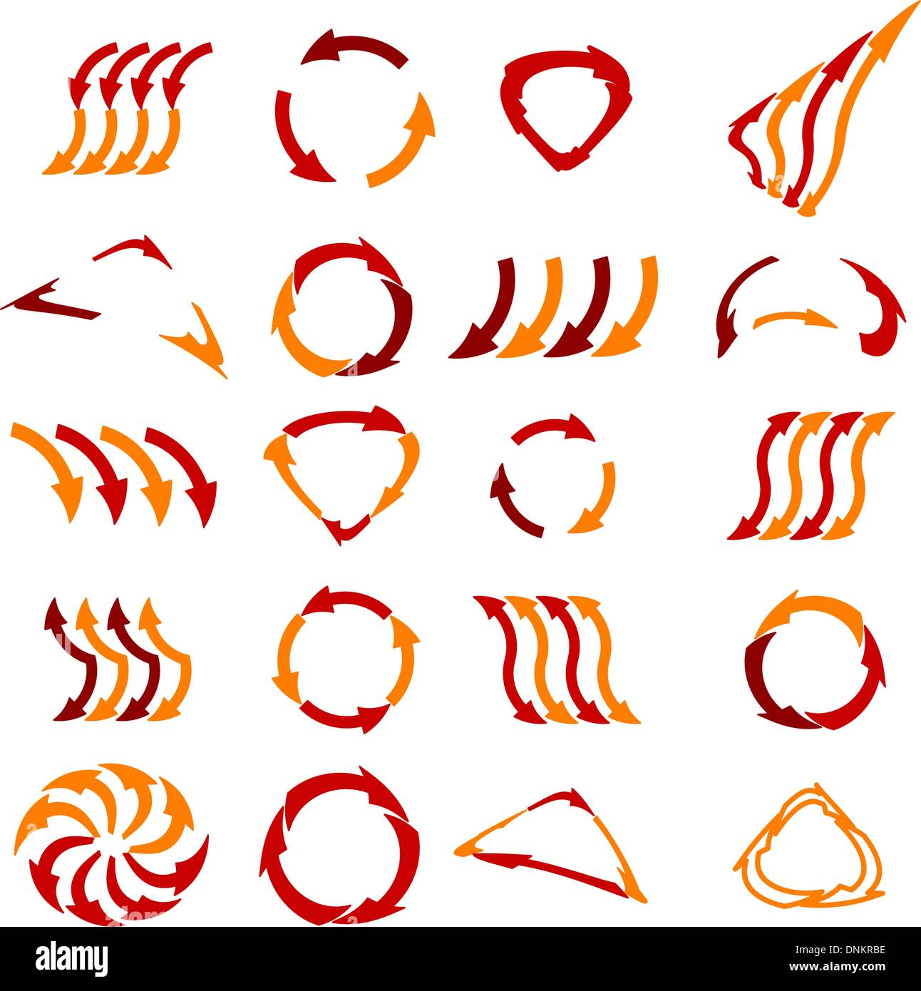 Vector set of arrows Stock Vector Image & Art - Alamy