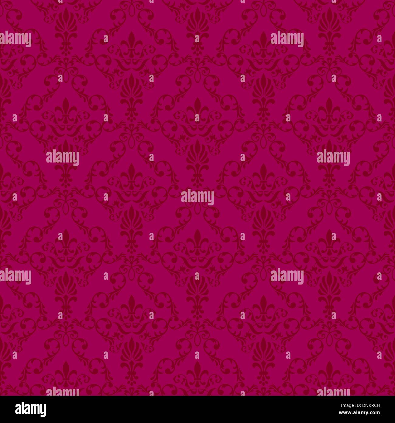 Seamless wallpaper pattern from abstract smooth forms, vector Stock ...