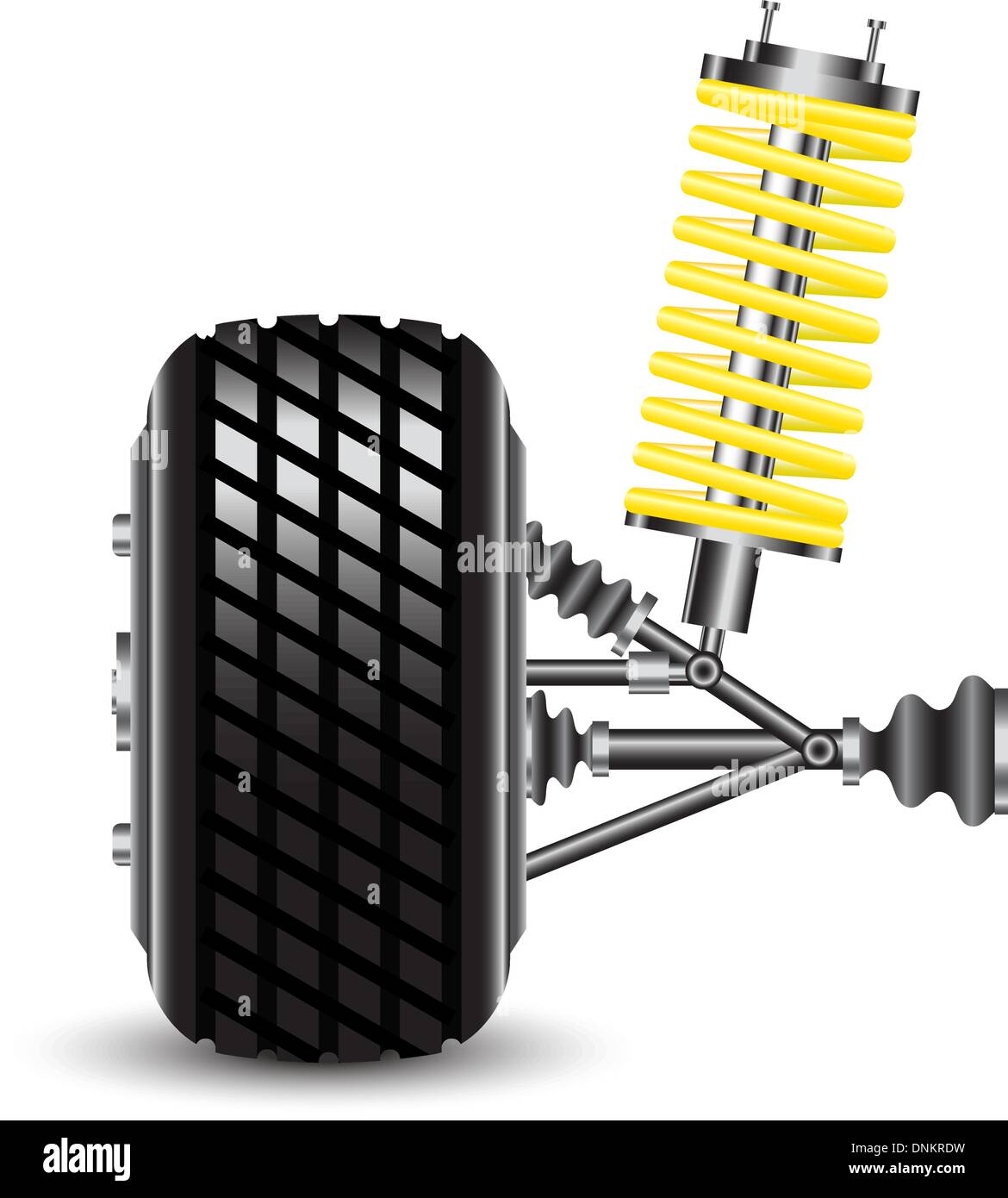 Car springs Stock Vector Images - Alamy