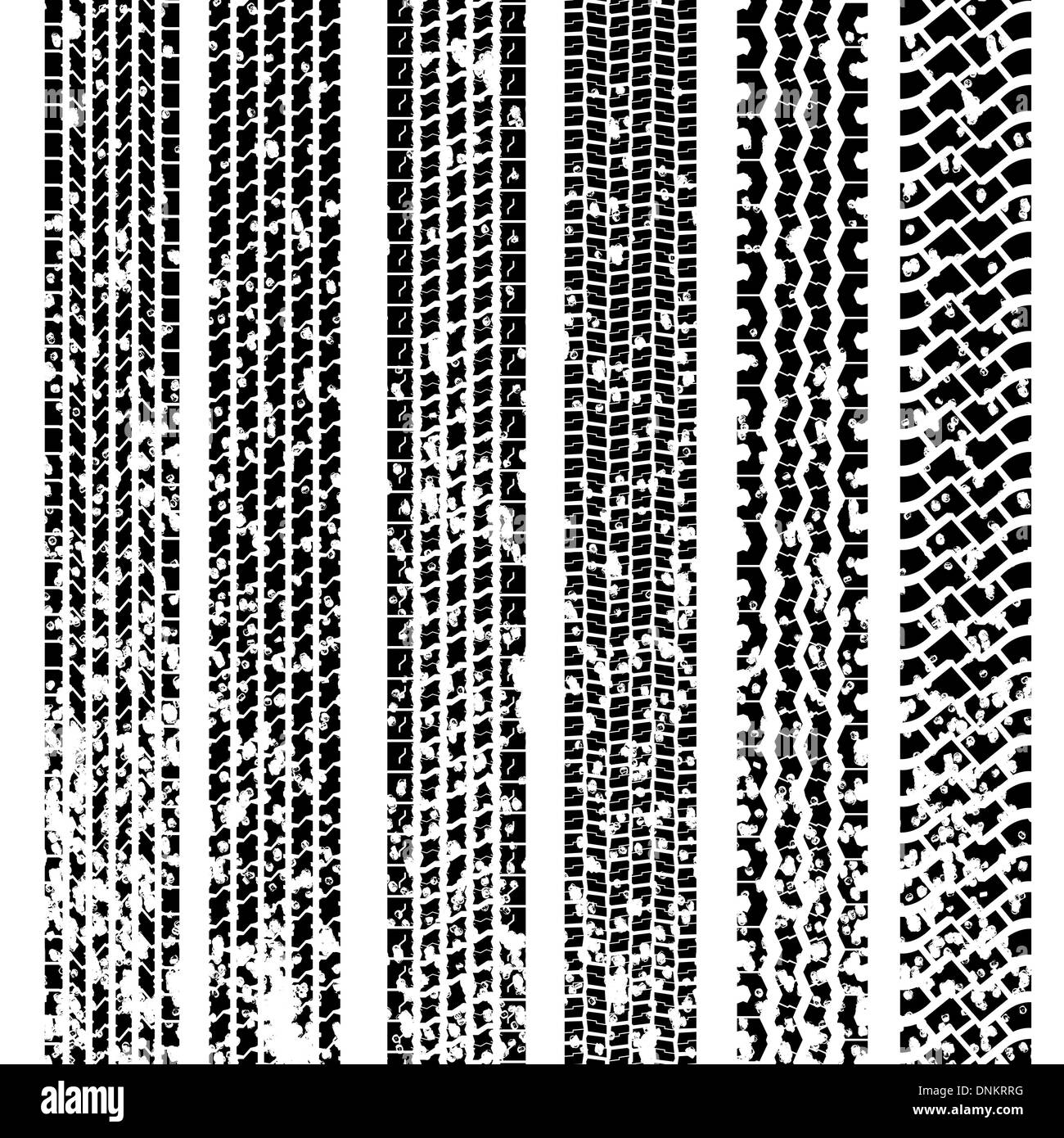 Set of detailed tire prints, vector illustration Stock Vector Image ...