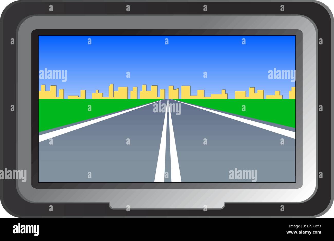 GPS navigation - vector illustration Stock Vector Image & Art - Alamy