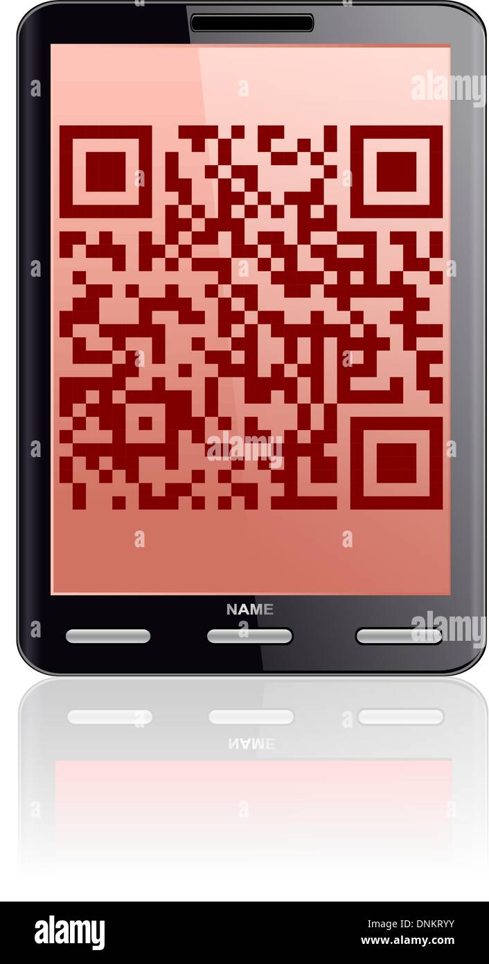 Computer qr qr code quick response Stock Vector Images - Alamy