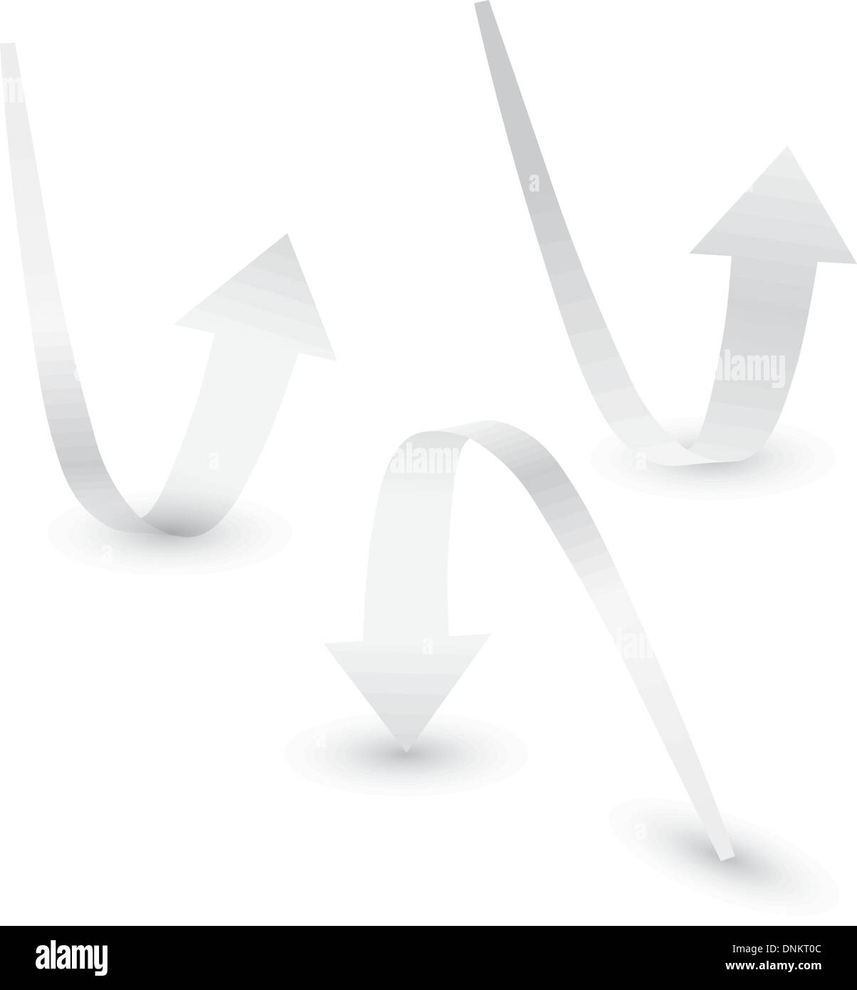 Origami set arrow paper, vector illustration Stock Vector Image & Art ...