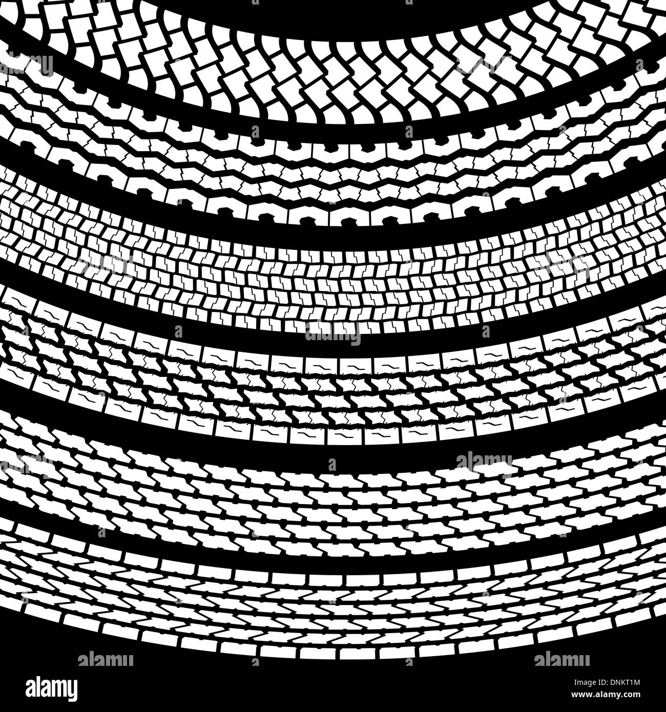 Set of detailed tire prints, vector illustration Stock Vector Image ...