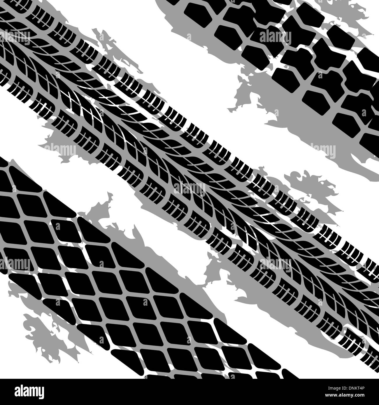 Abstract background tire prints, vector illustration Stock Vector Image ...