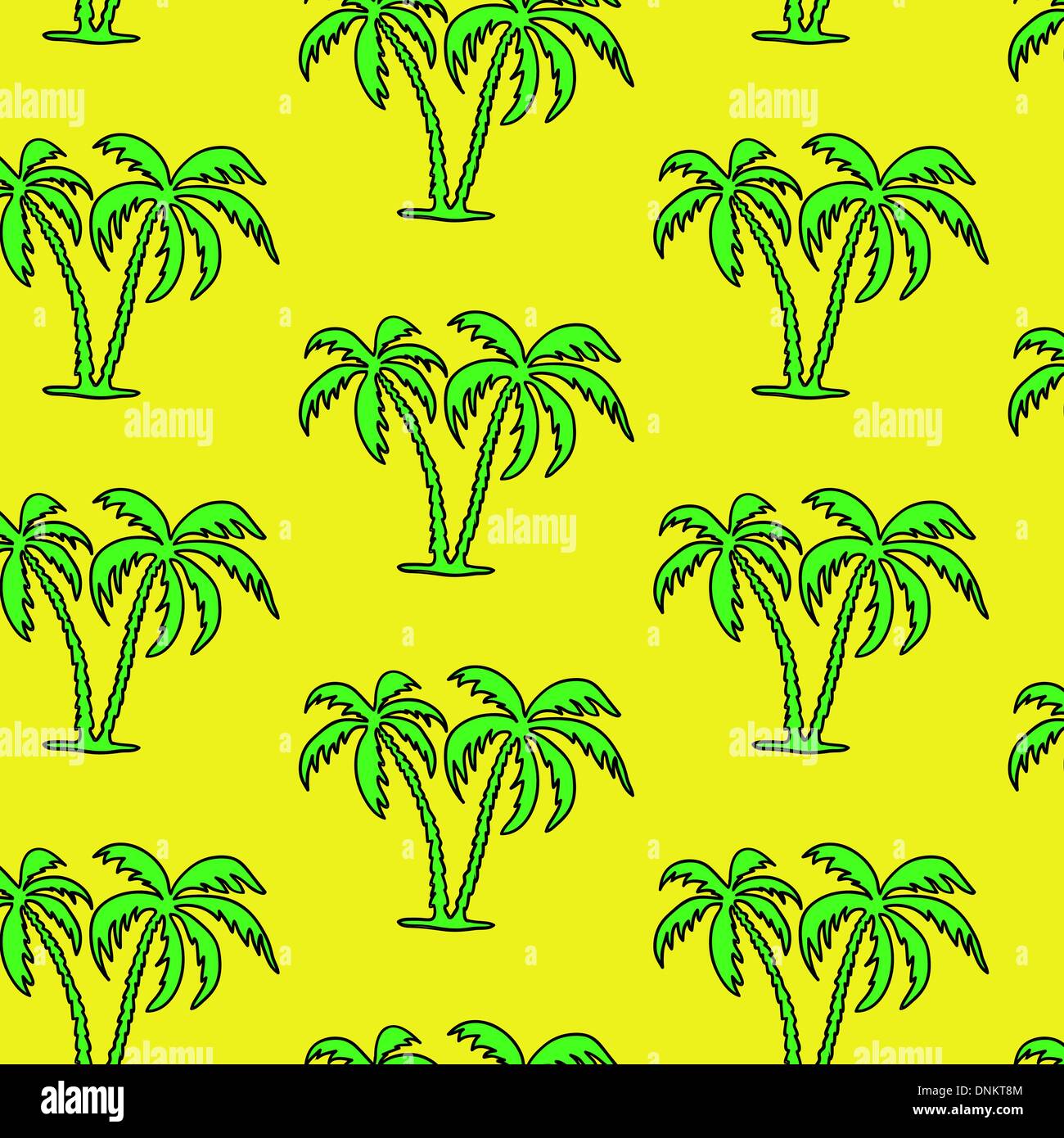 Seamless palm tree pattern Stock Vector Image & Art - Alamy