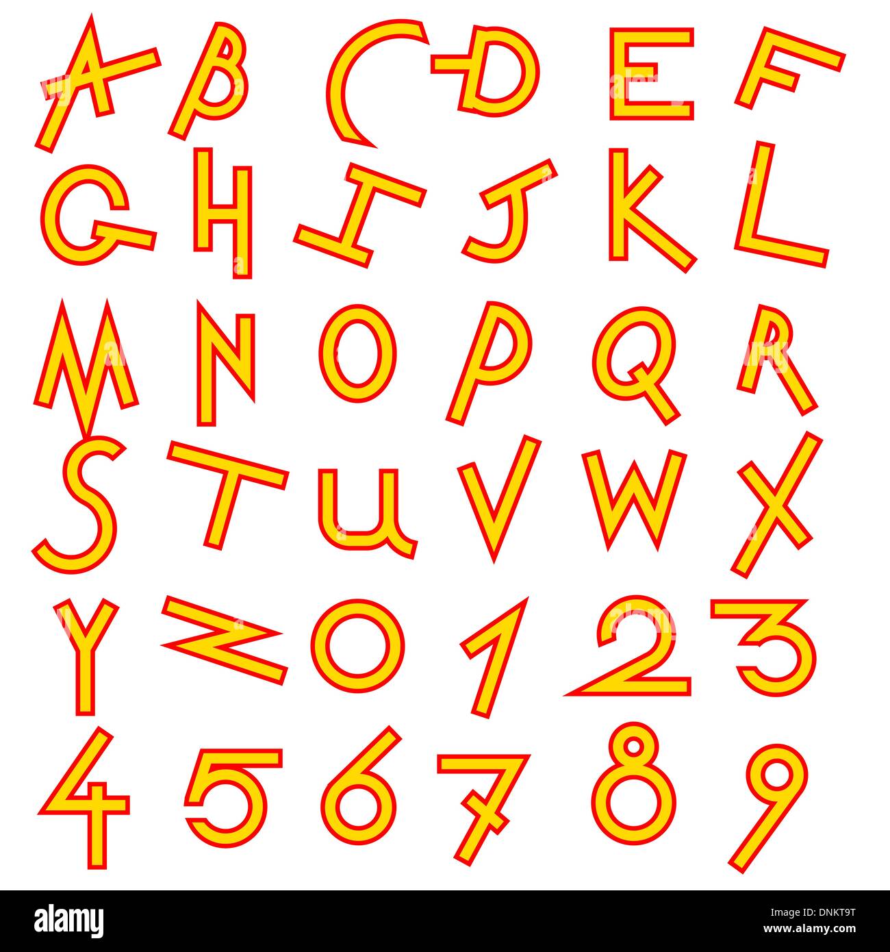 Decorative alphabet vector set Stock Vector Image & Art - Alamy