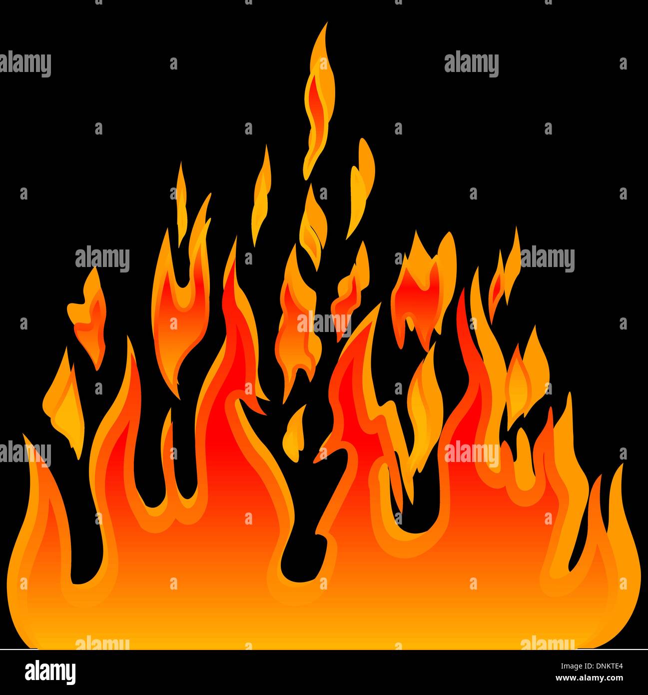 Burn flame fire vector background Stock Vector Image & Art - Alamy