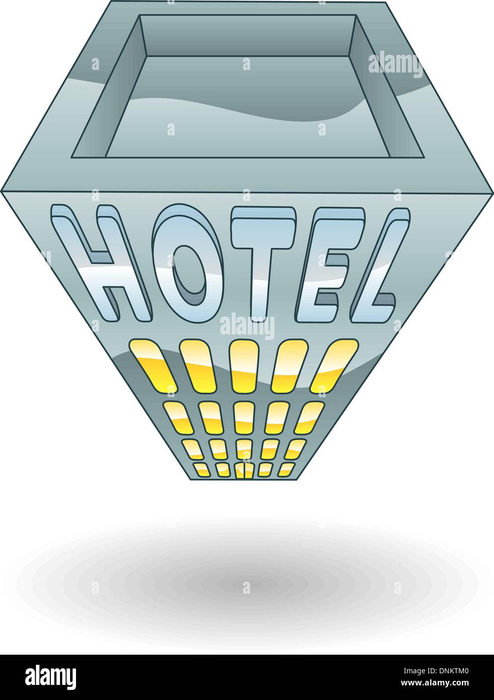 Background with high rise building Stock Vector Images - Alamy