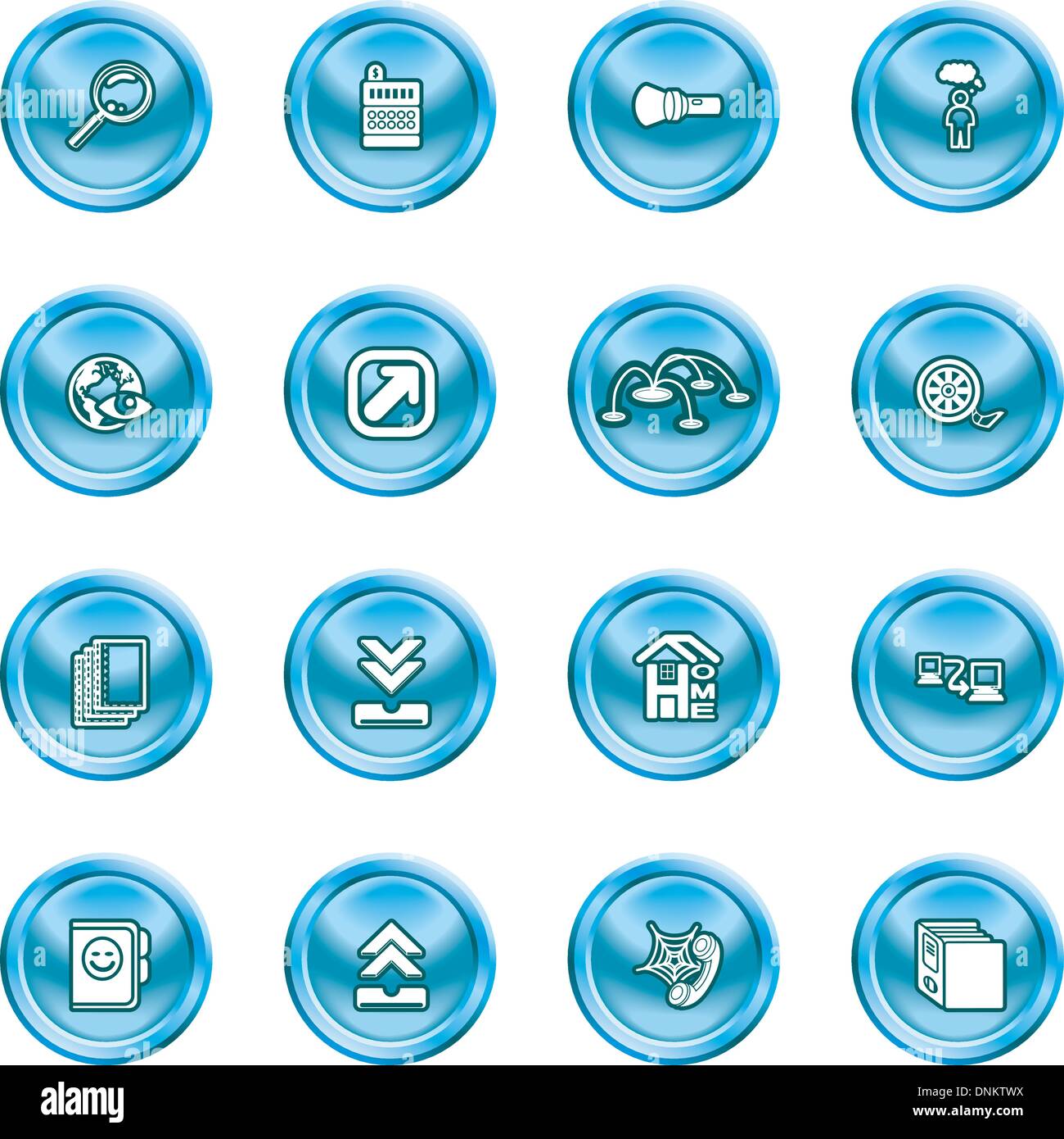 Web computing icons series hi-res stock photography and images - Alamy