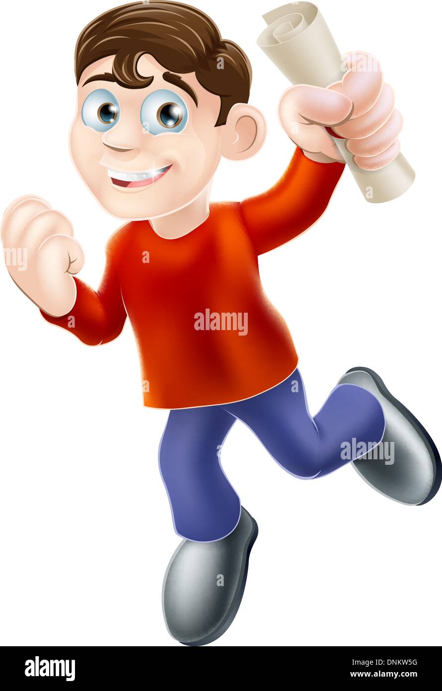 Young smiling man student Stock Vector Images - Alamy