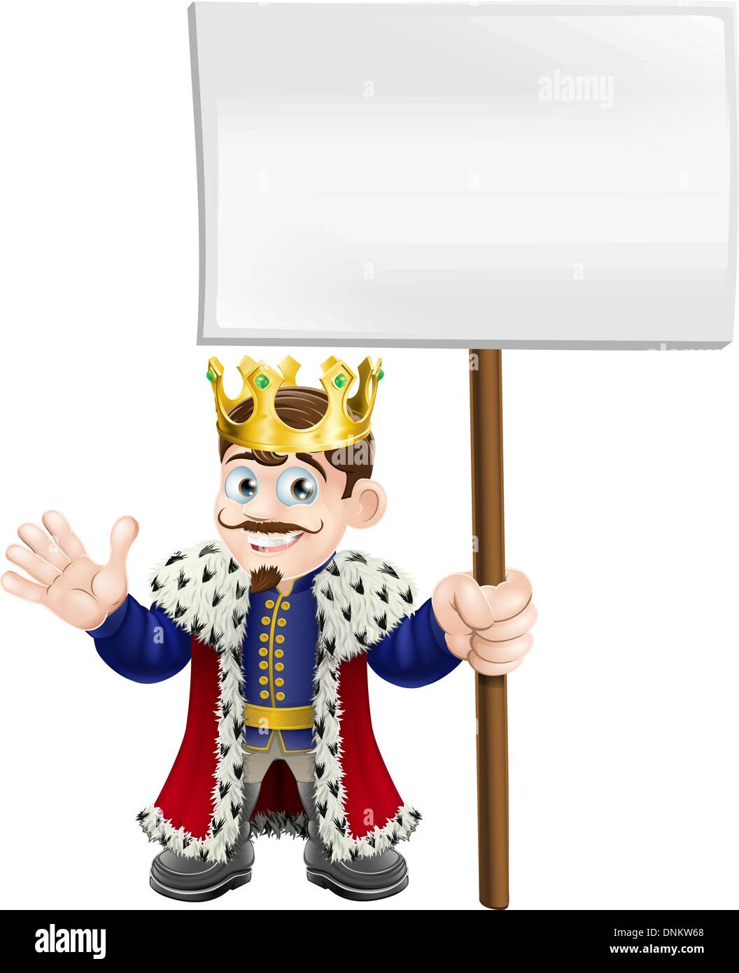 His majesty the king Stock Vector Images - Alamy