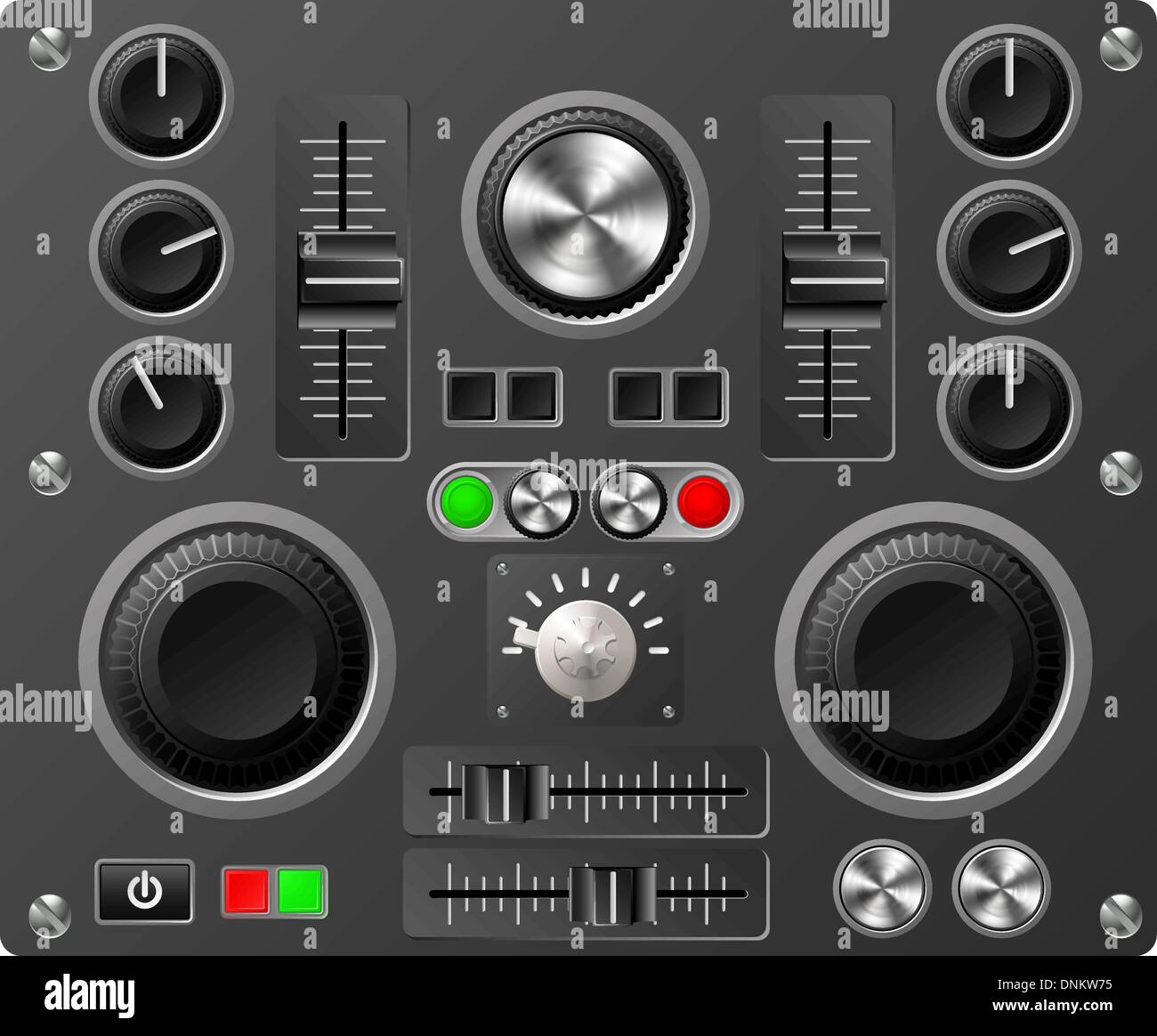 Radio knobs vector hi-res stock photography and images - Alamy