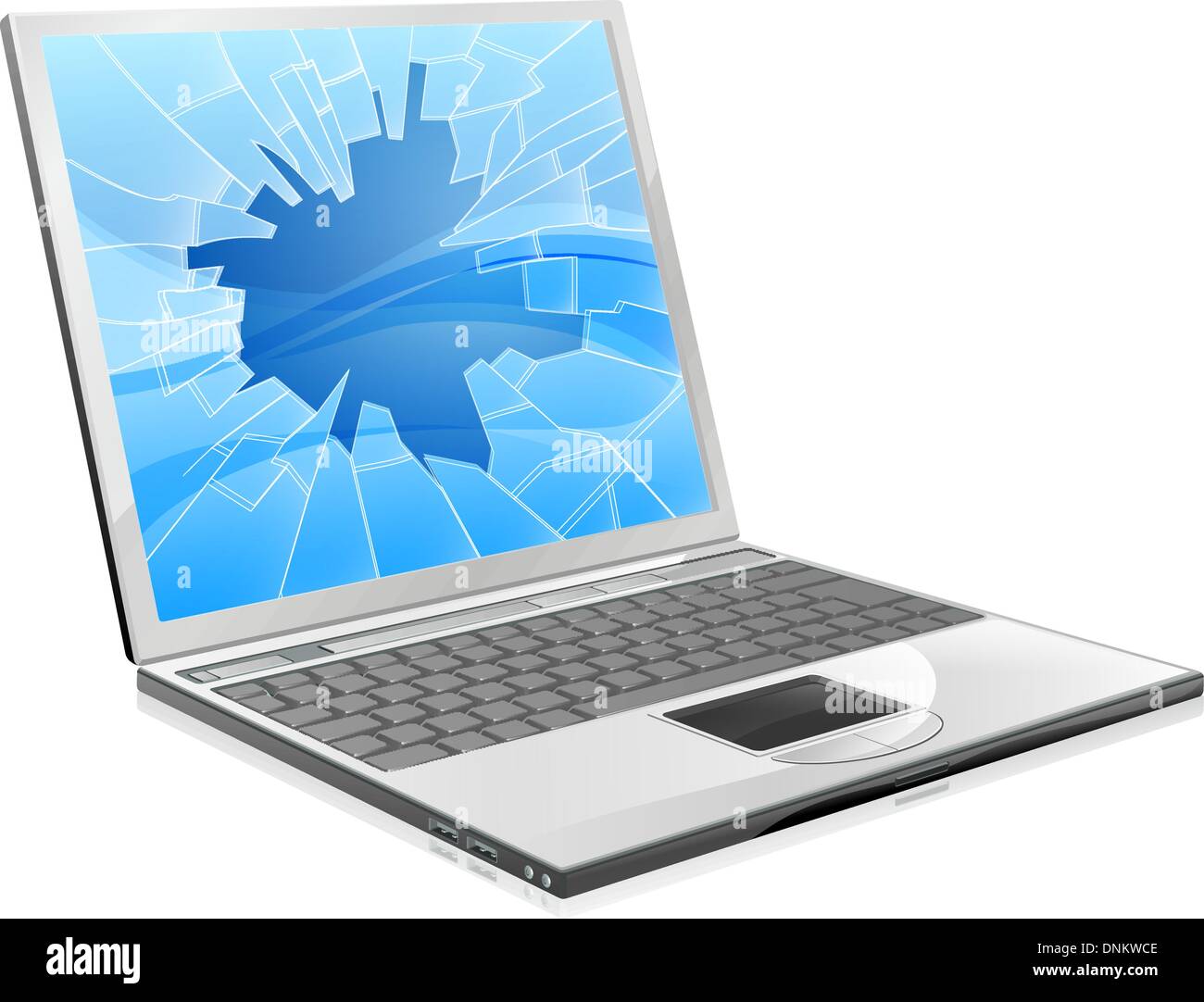 Smashed tech Stock Vector Images - Alamy