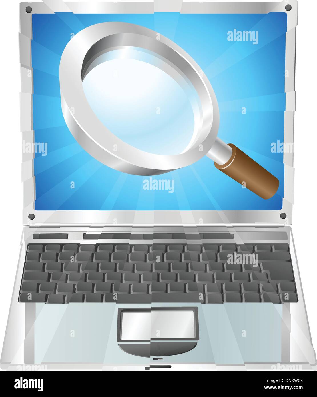 Magnifying glass clipart Stock Vector Images - Alamy