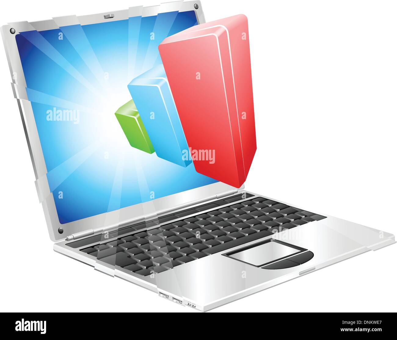 Graphic bars analysis icon Stock Vector Images - Alamy