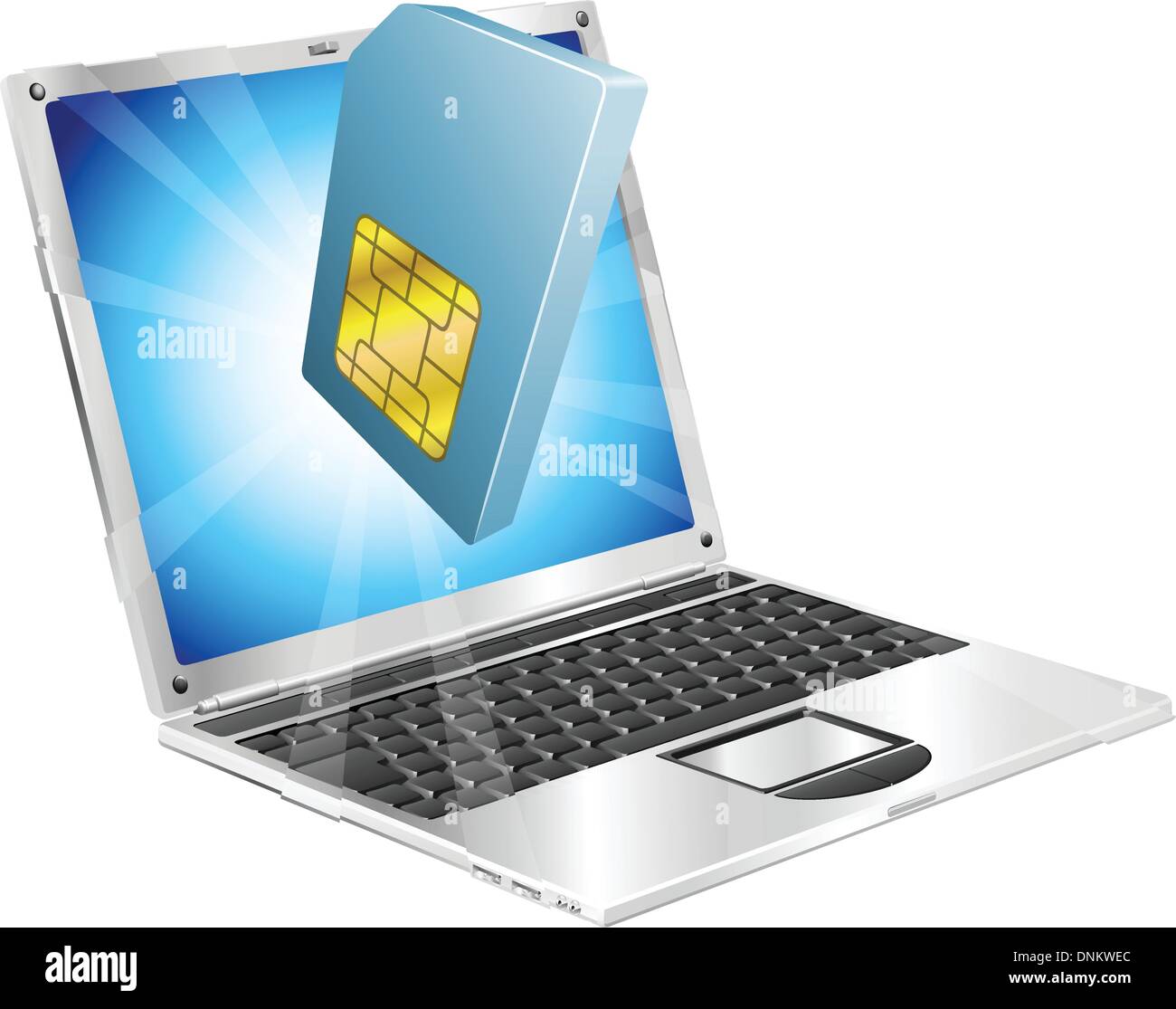 Laptop sim card hi-res stock photography and images - Alamy