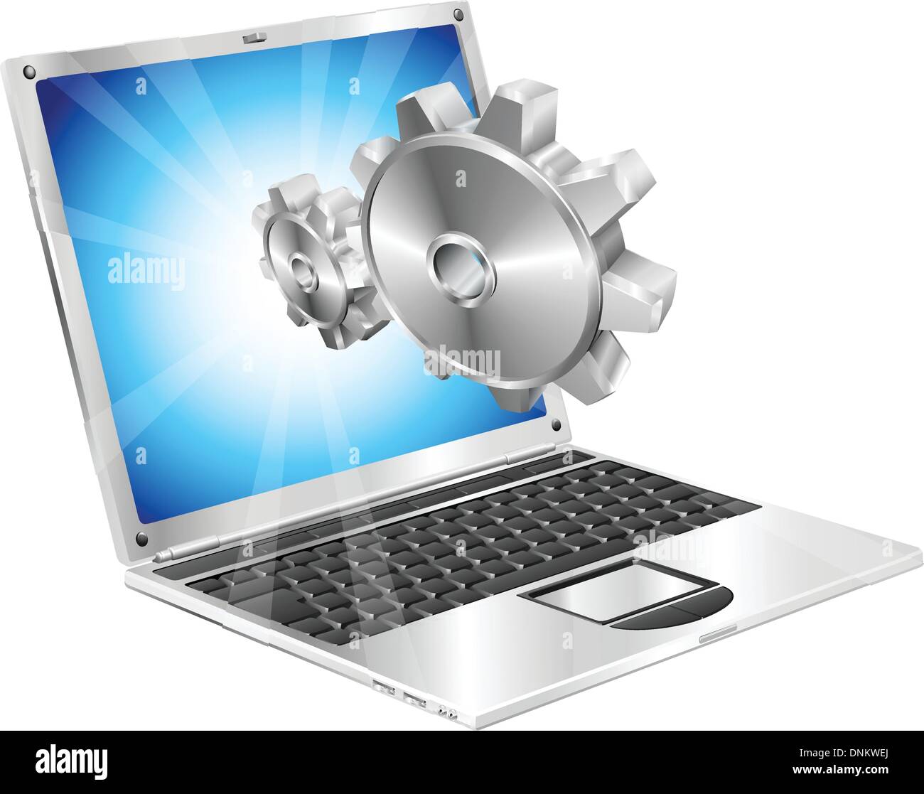 Interlocking Gears Vector Vectors High Resolution Stock Photography and ...