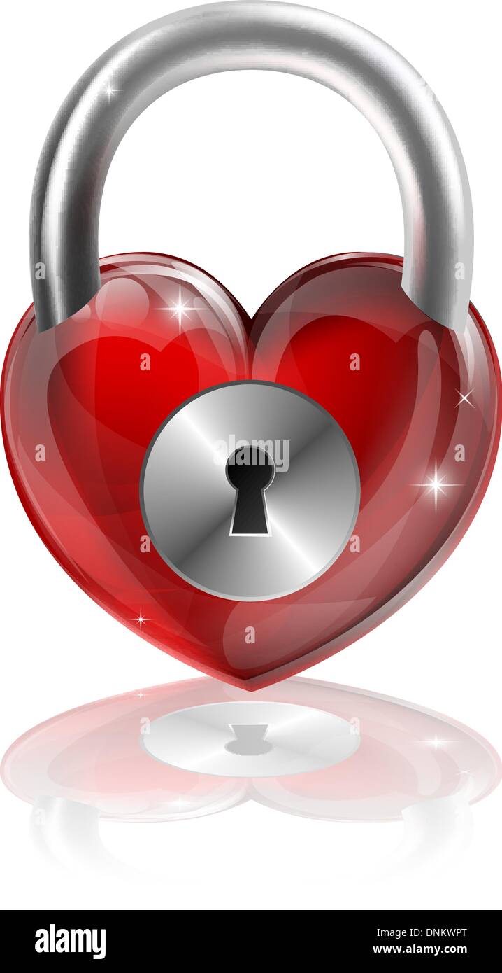 Love locking Stock Vector Images - Alamy