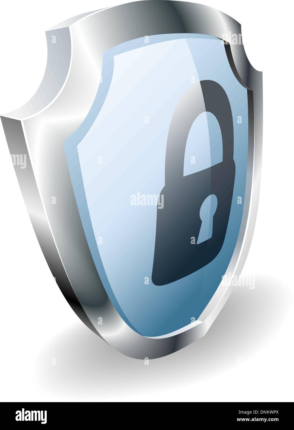 Shield padlock Stock Vector Images - Alamy