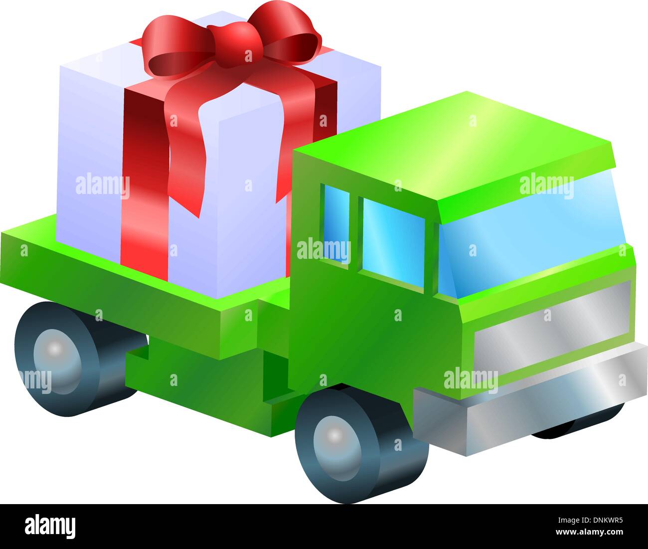 Gift package closed wrapped Stock Vector Images - Alamy