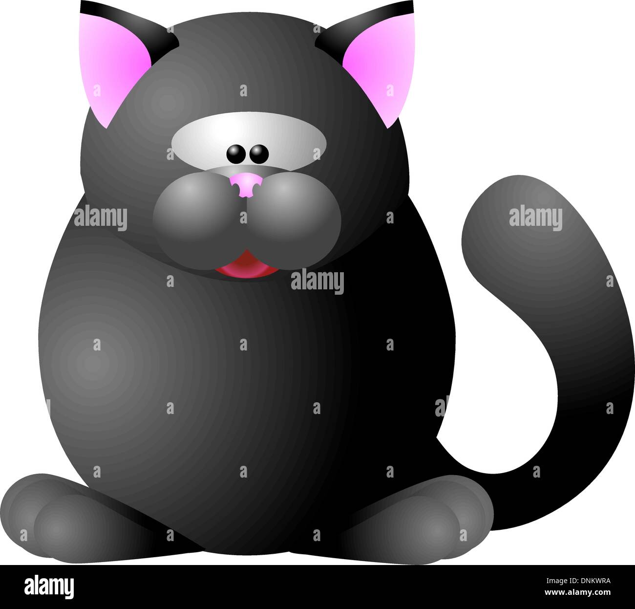 Black cat camera Stock Vector Images - Alamy