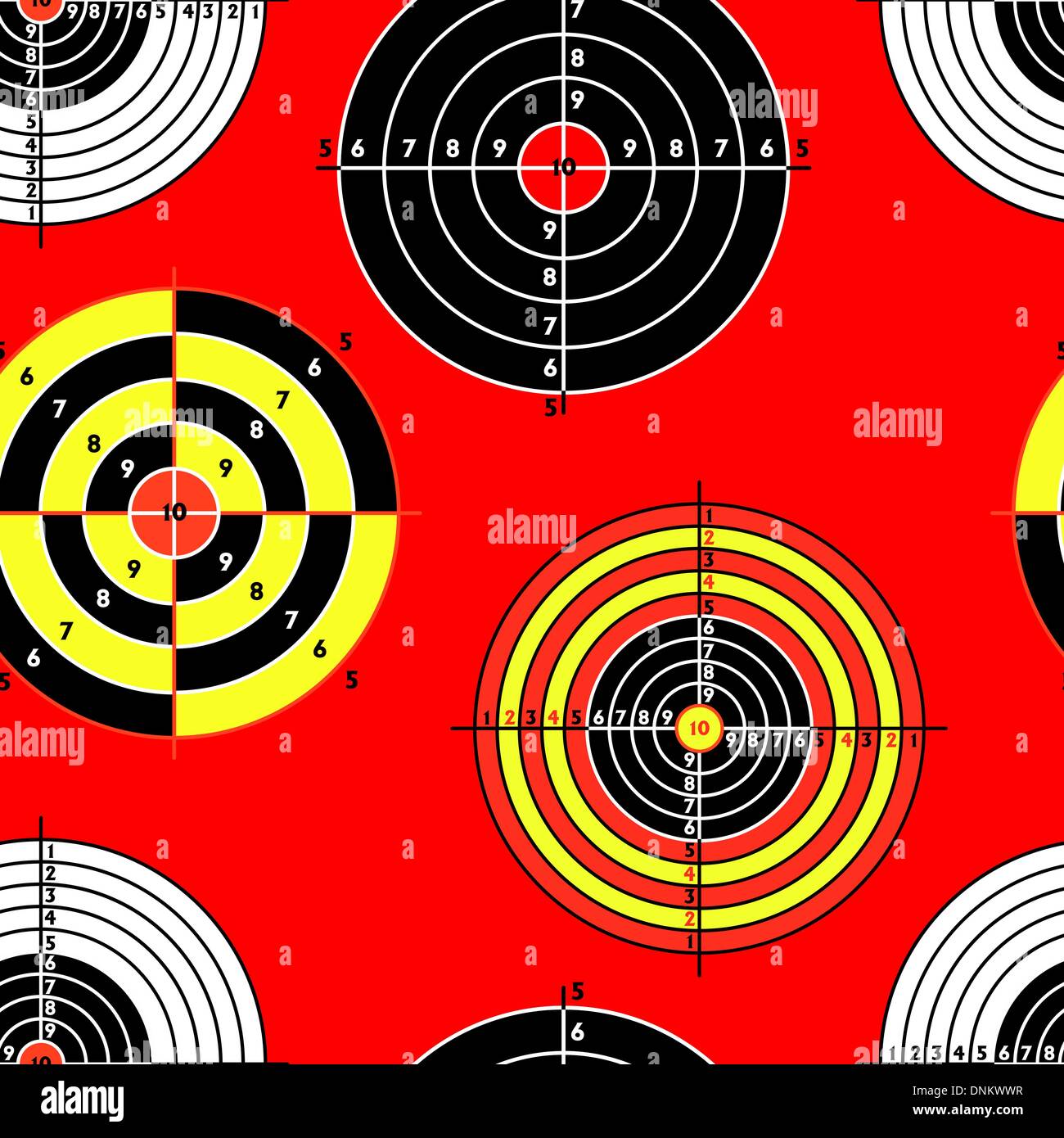targets for practical pistol shooting, seamless wallpaper, vector ...