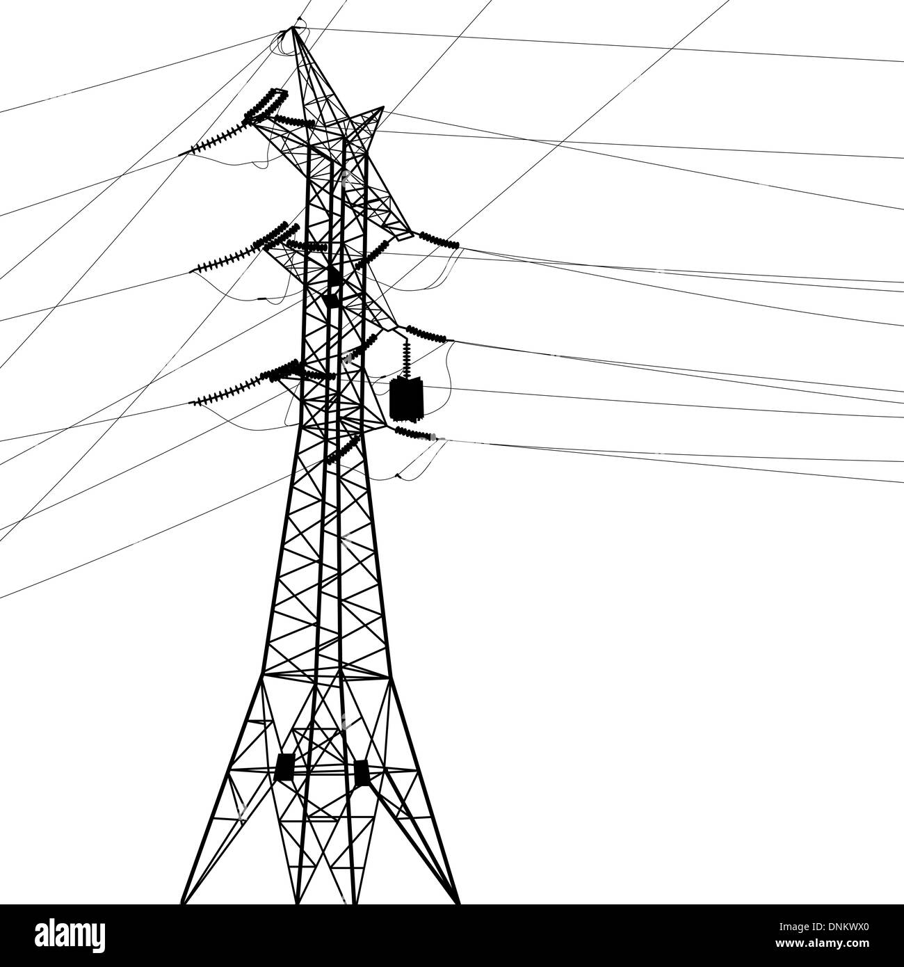 Power Lines Vector