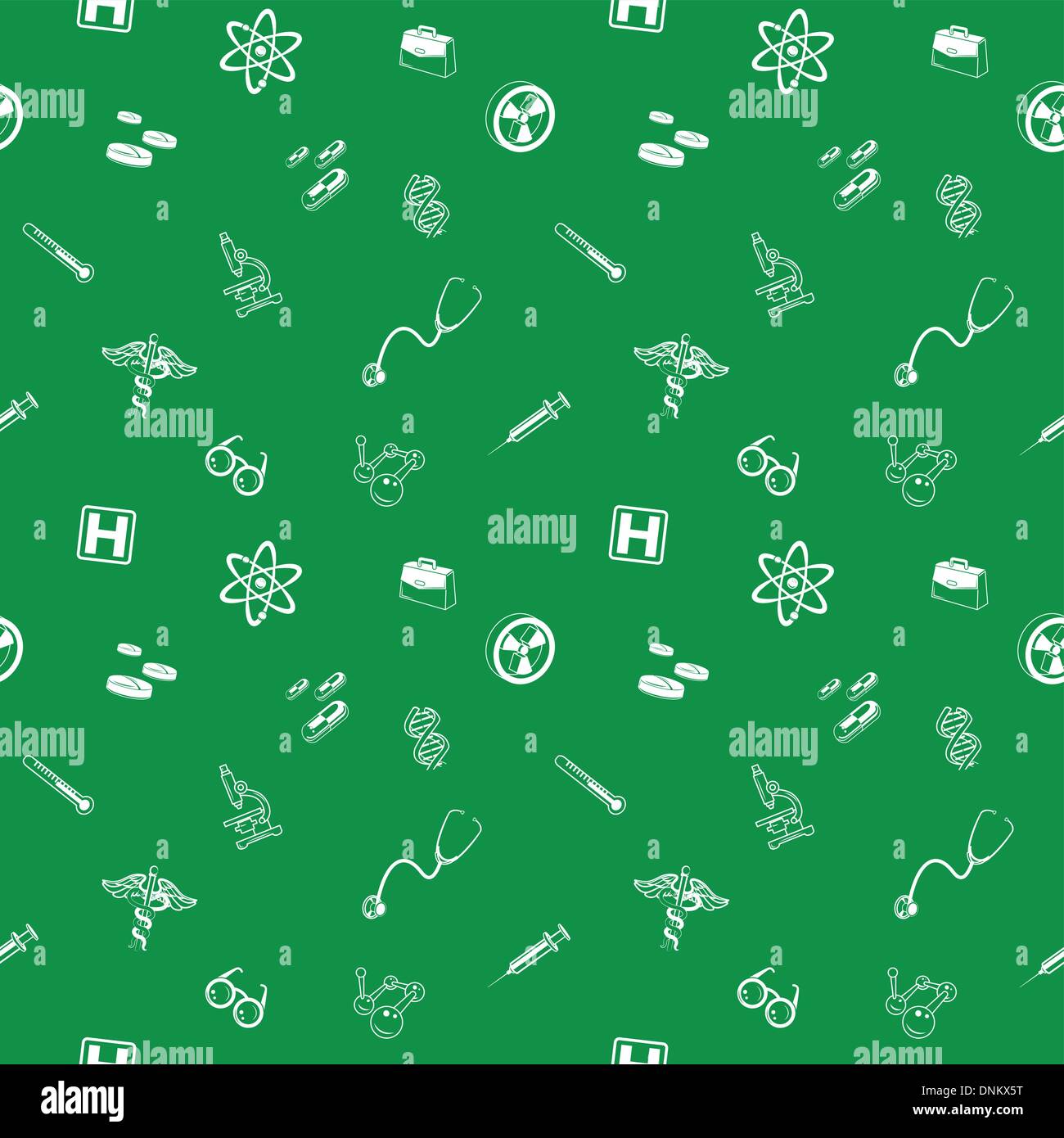 A repeating seamless medical and science background tile texture with ...