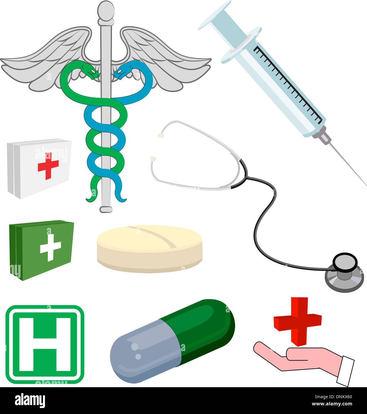 Medical objects/ icons Stock Vector Image & Art - Alamy