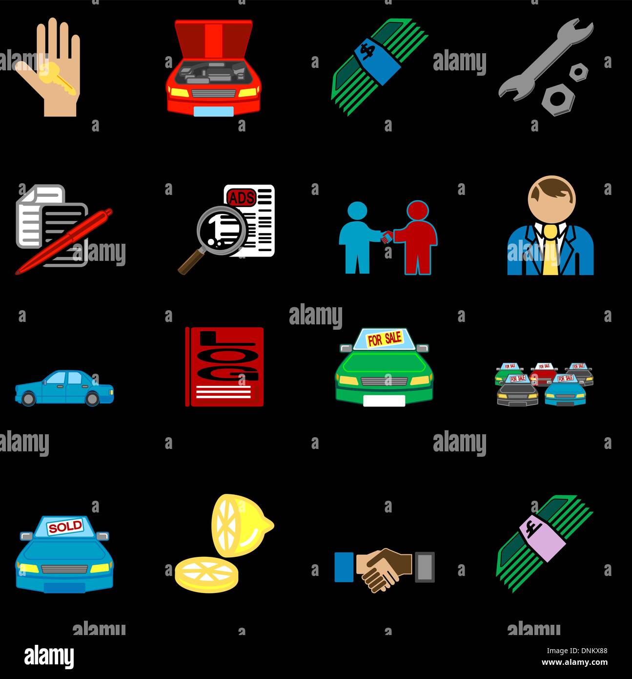 Car service book Stock Vector Images - Alamy