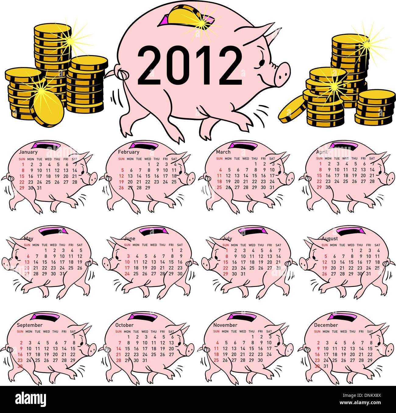 June bank holiday calendar Stock Vector Images - Alamy