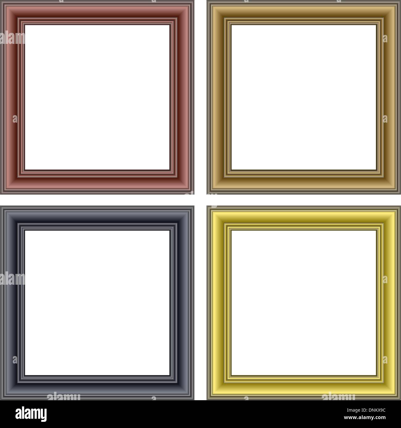 Modern picture frames on wall hi-res stock photography and images - Alamy