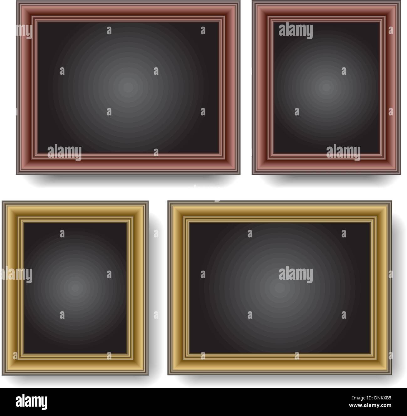 Frames on the wall. Vector illustration Stock Vector Image & Art - Alamy