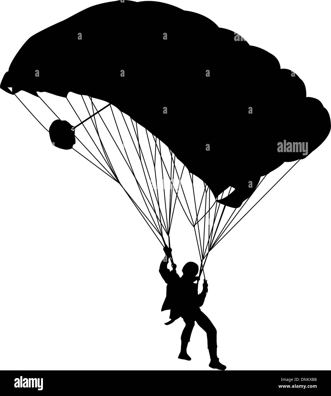 jumper, black and white silhouettes vector illustration Stock Vector ...