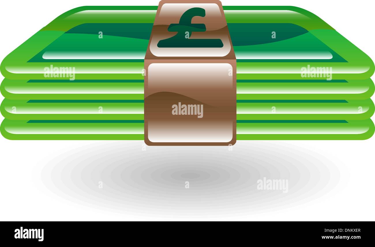 Wad of money Stock Vector Images - Alamy