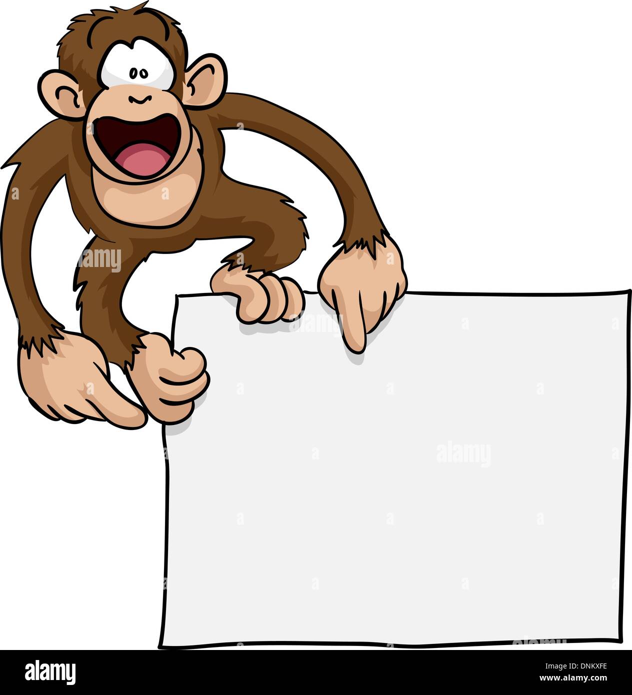 Monkey notice Stock Vector Images - Alamy