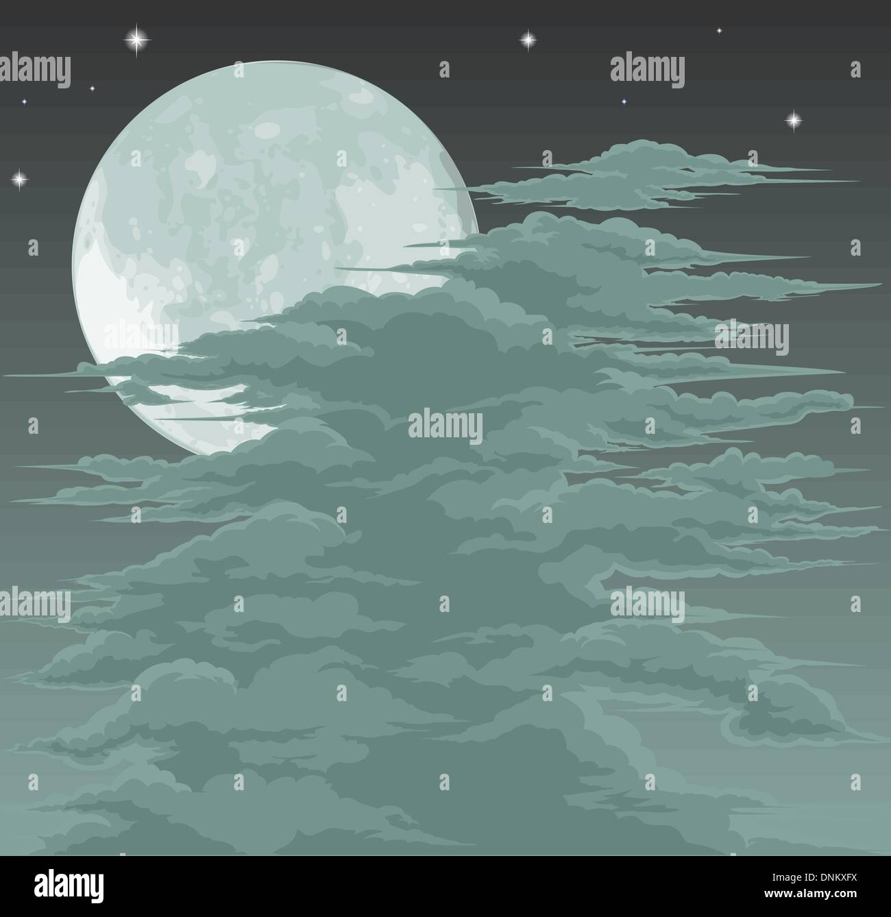 Foggy sky Stock Vector Images - Alamy