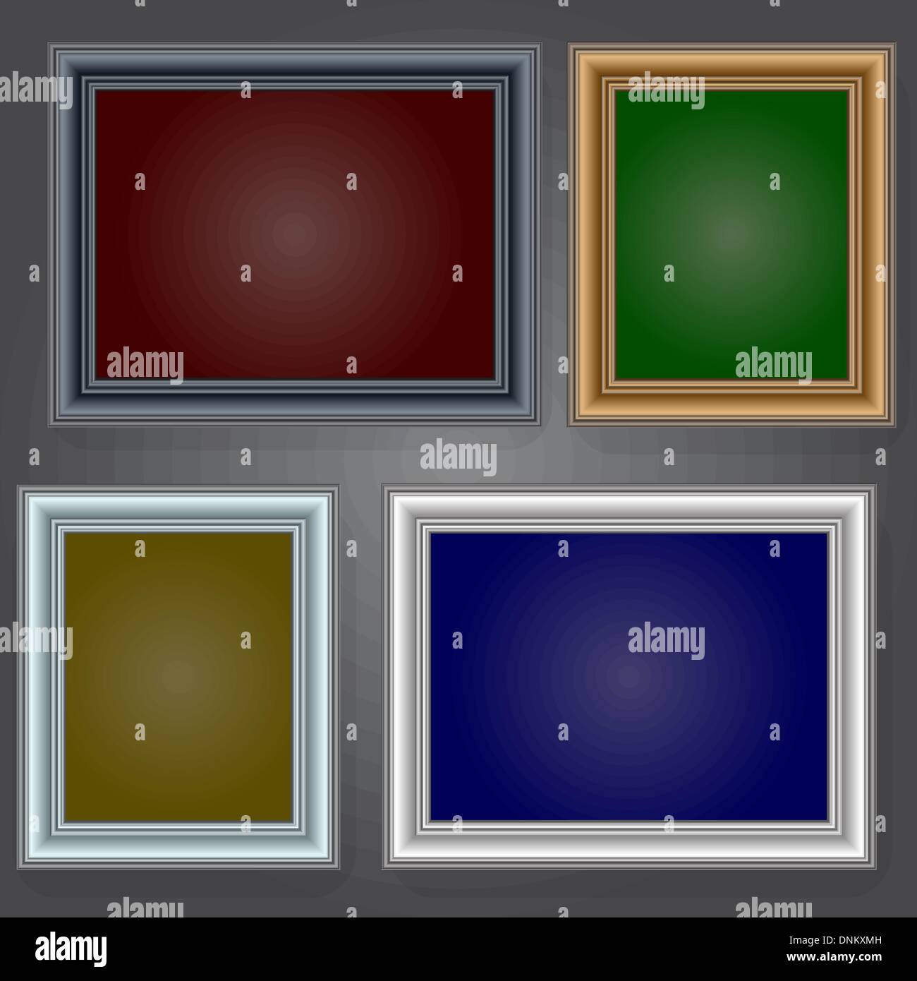 Frames on the wall. Vector illustration Stock Vector Image & Art - Alamy