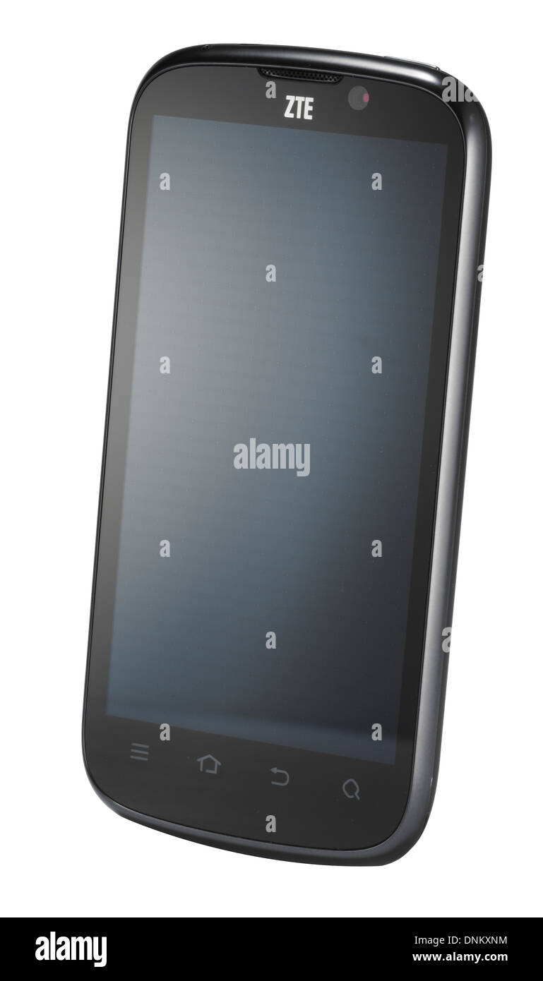 ZTE Grand X mobile smartphone front screen Stock Photo - Alamy