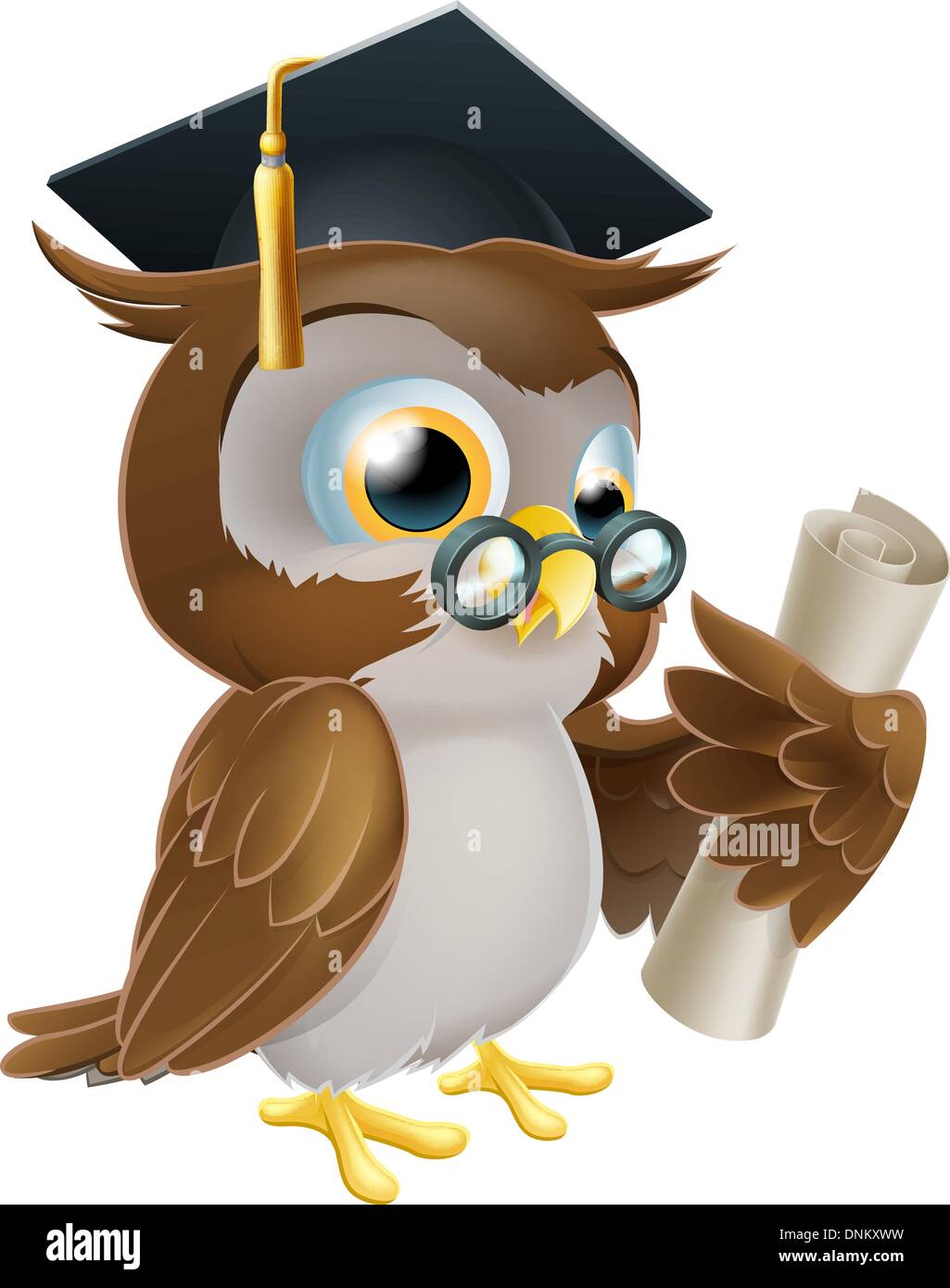 Cute Owl Clip Art Graduating