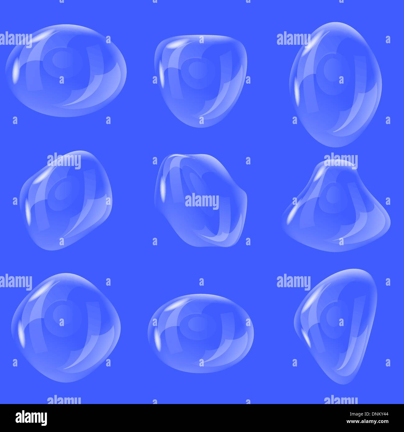 Set of water drops. Vector illustration Stock Vector Image & Art - Alamy