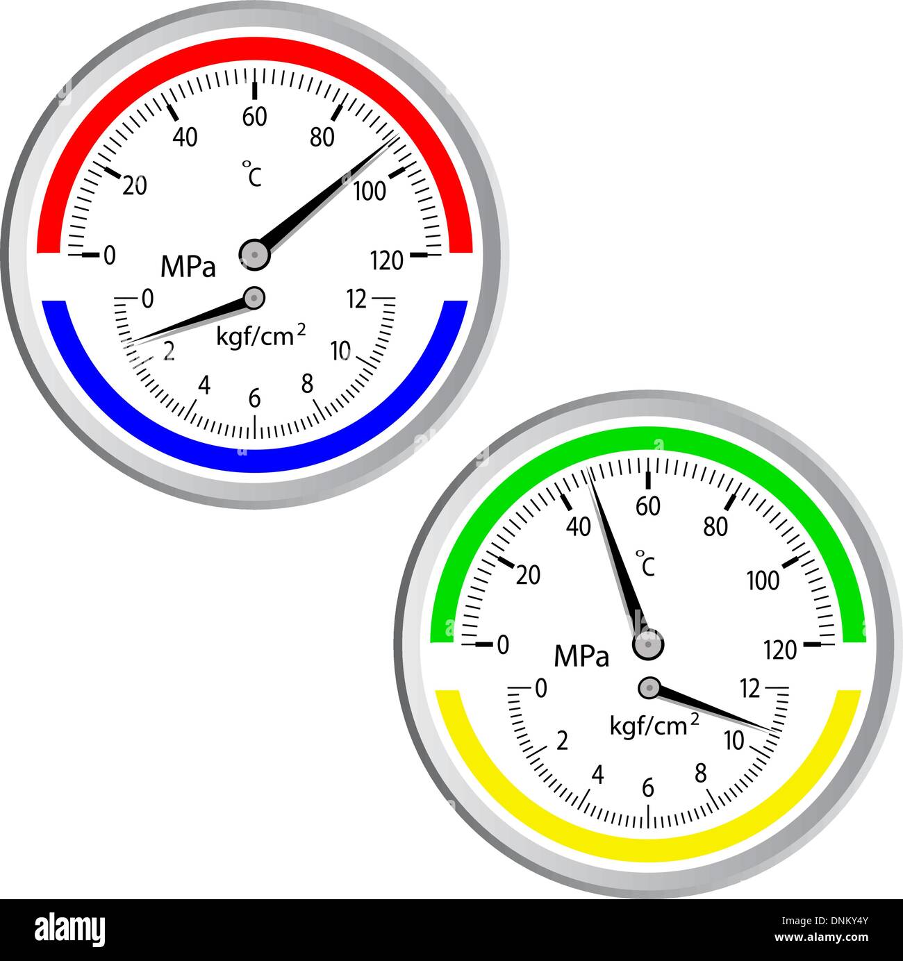 The gas manometer isolated on white background Stock Vector Image & Art ...