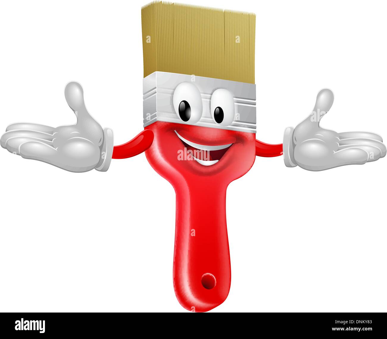 Cartoon paint brush hi-res stock photography and images - Alamy