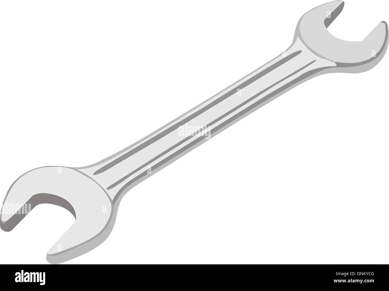 Vector hand wrench tool Stock Vector Image & Art - Alamy